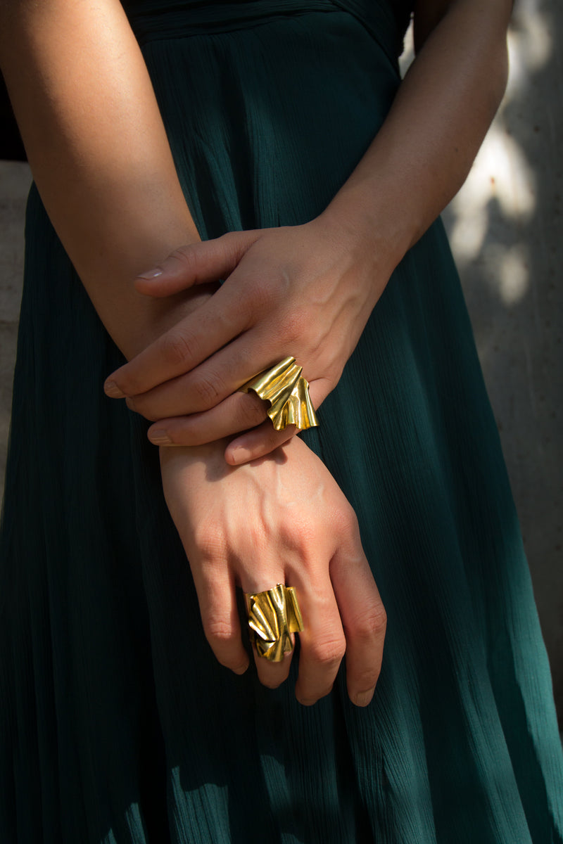 C - Fold Ring – JUJU By Grishma