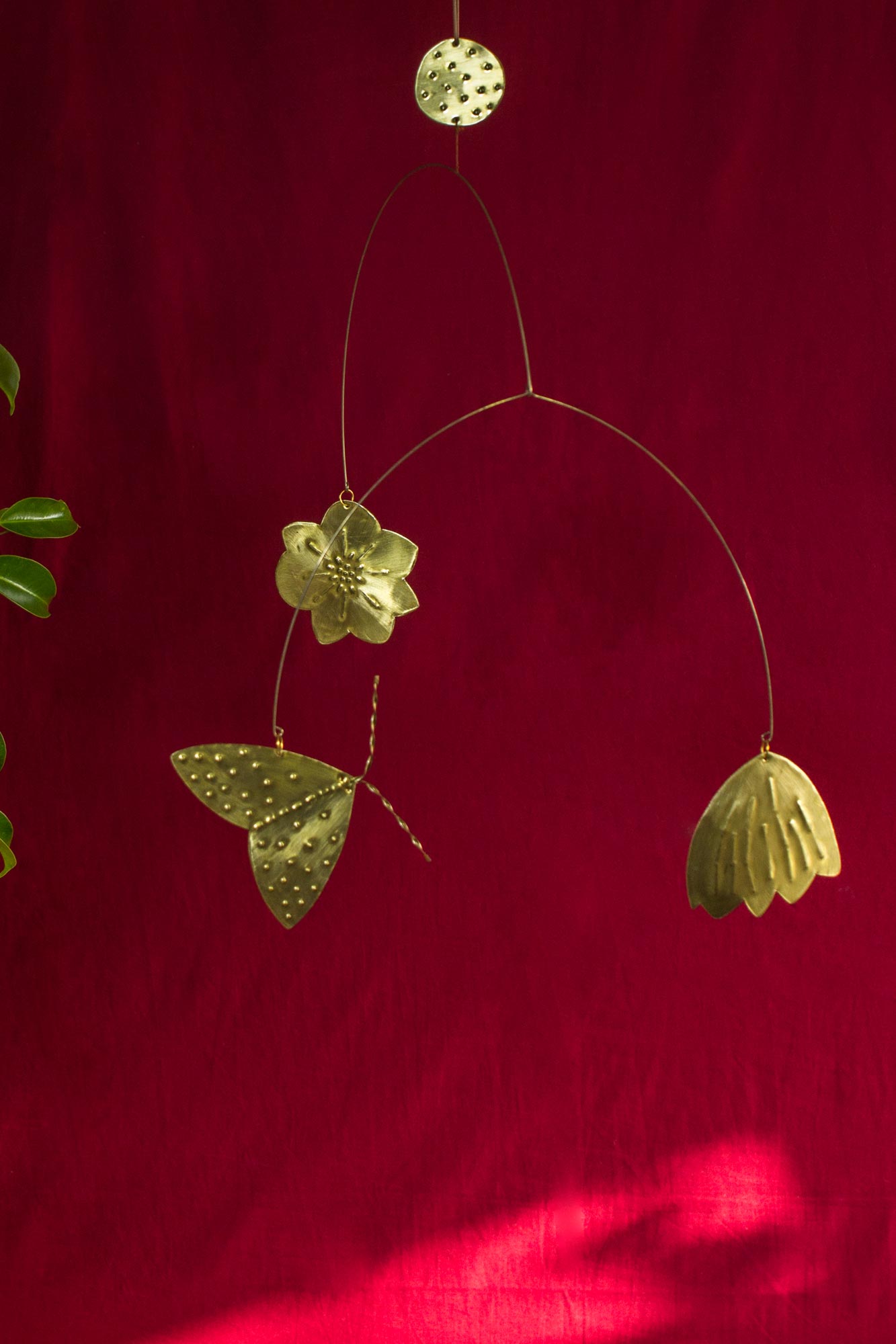 FLOWER & MOTH MOBILE – JUJU By Grishma