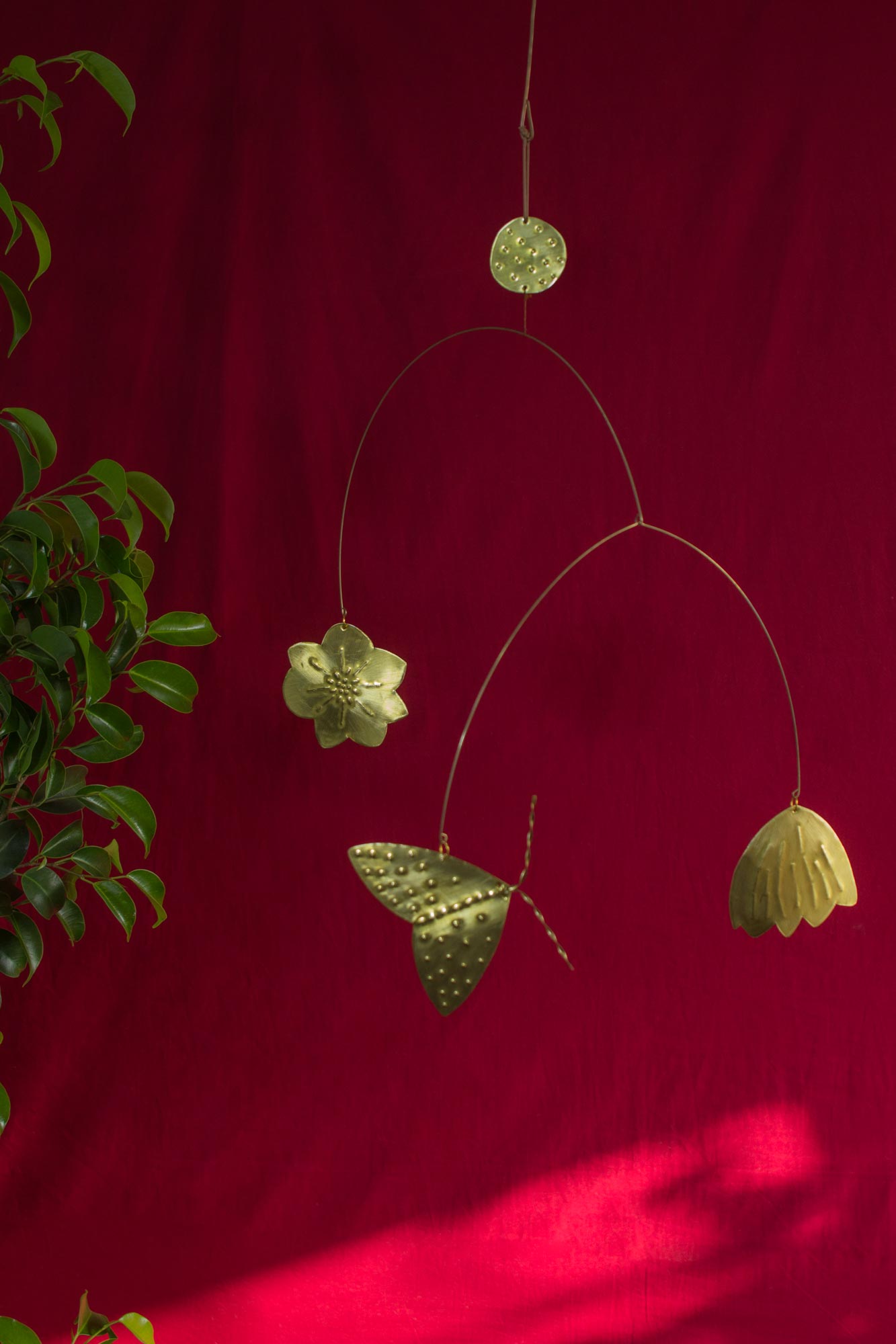 FLOWER & MOTH MOBILE – JUJU By Grishma